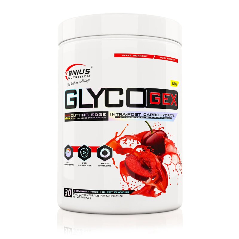 Genius Nutrition Glyco GEX 900g Cherry, 29,90